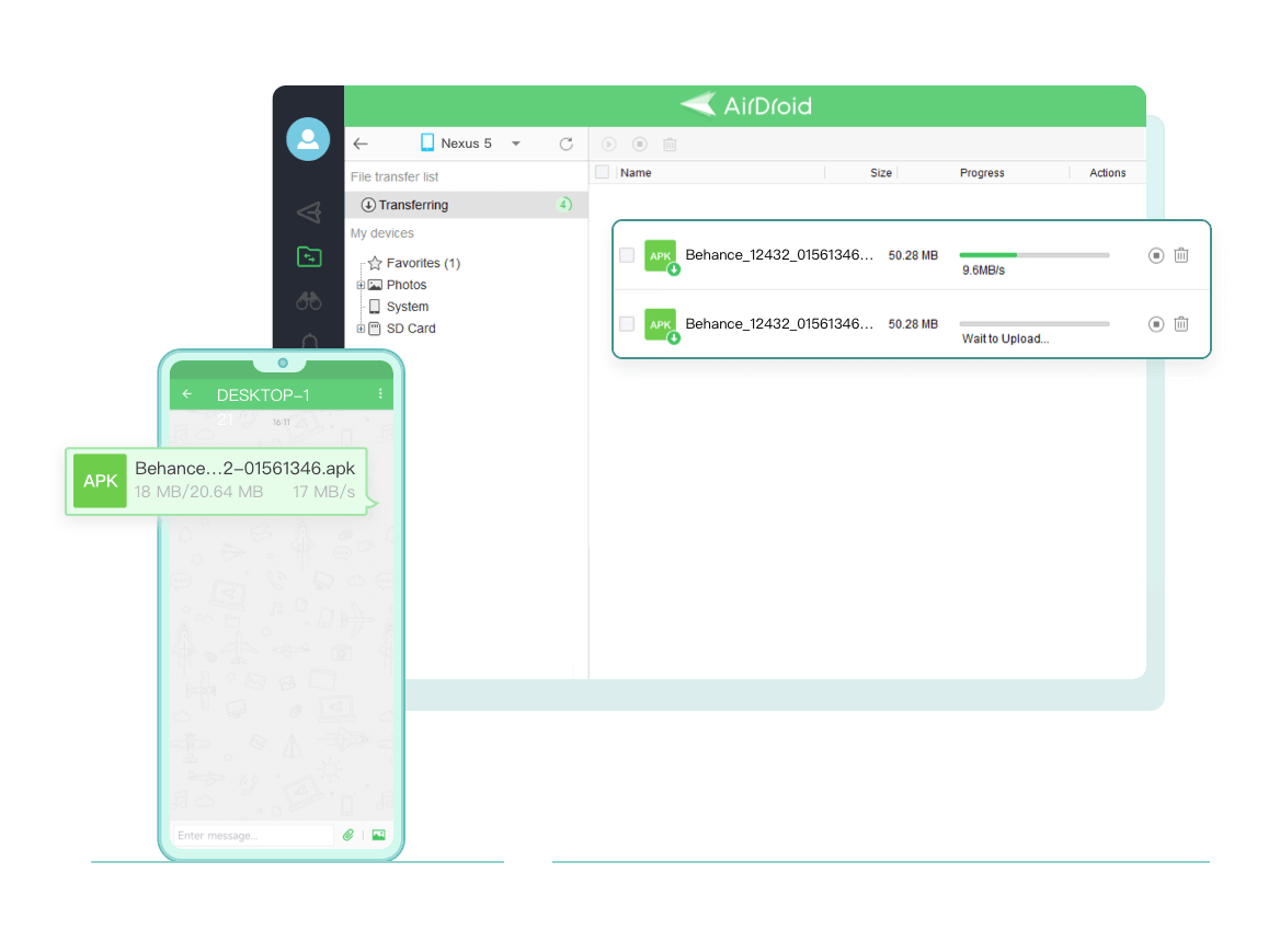 Thanks for installing AirDroid Personal!